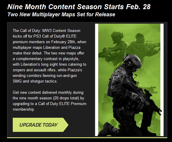 [MW3] DLC：PS3への「CoD:MW3」新マップ配信は2月28日！ | EAA FPS（イーエーエー）