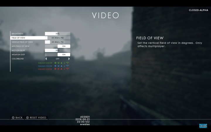 BF1：PS4とXbox Oneでのクローズドアルファも開始、家庭用機でも「FOVの調整」が可能に | EAA!! FPSjp.net（イーエーエー）