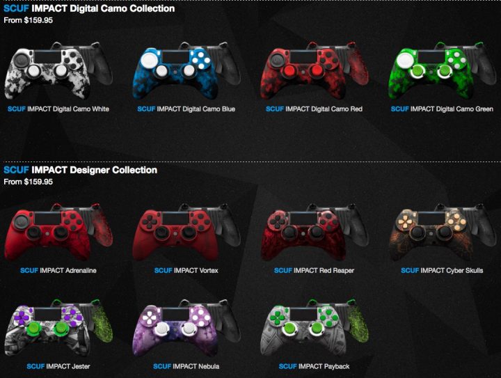 プロゲーマー御用達コントローラーSCUF（スカフ）：PS4用完全新型モデル「SCUF IMPACT」と上位版の「SCUF INFINITY ...
