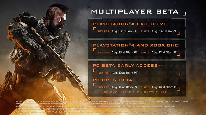 CoD:BO4：ベータテストの内容公開、8月4日にPS4先行解禁でPCオープンベータもあり | EAA FPS（イーエーエー）