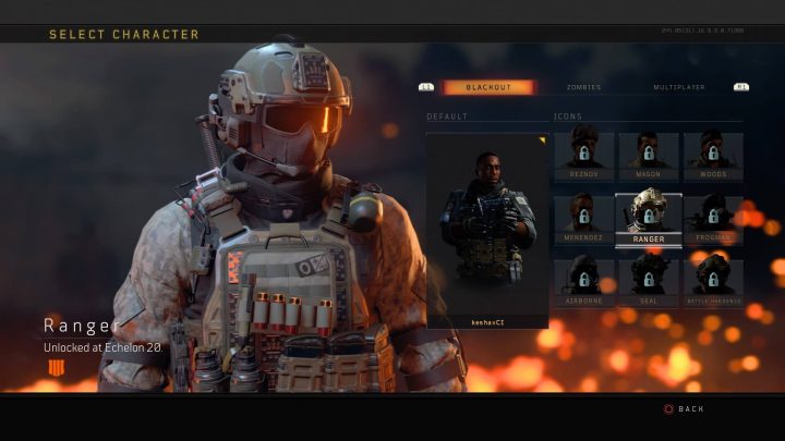 CoD:BO4：「ブラックアウト」で20レベルアップごとに獲得できる5種のキャラクター | EAA FPS（イーエーエー）
