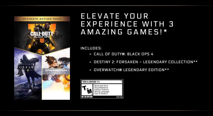 『CoD:BO4』×『Destiny 2』×『オーバーウォッチ』のセット“Ultimate Action Pack”が激安価格で登場（海外） | EAA FPS（イーエーエー）