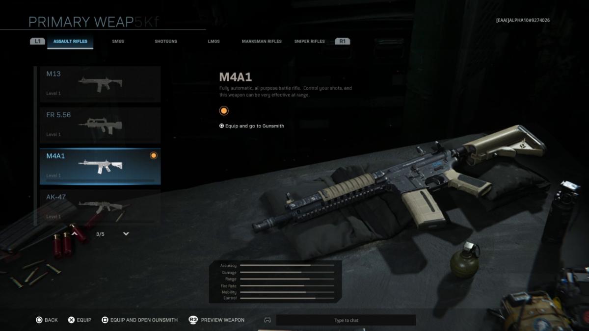 CoD:MW：現行バージョンの武器15種と装備16種の一覧 | EAA FPS（イーエーエー）