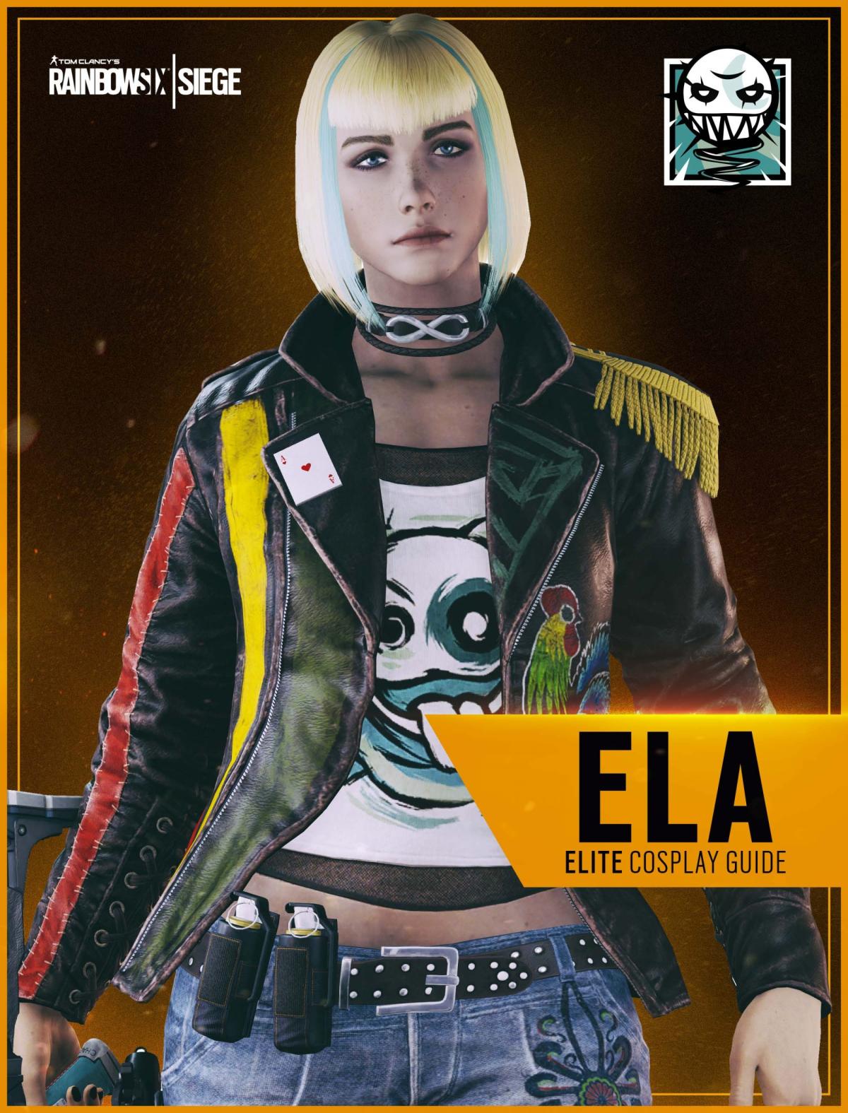 レインボーシックス シージ：Elaのエリートスキン「Huk Sztuk」販売開始、芸術家の一面が見られるバックストーリーも公開 R6_Ela ...