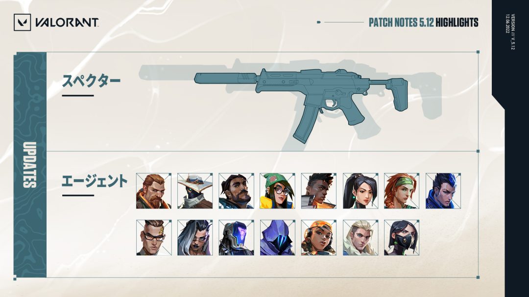 『ヴァロラント』アップデート5.12：15名のエージェント&スペクターにバランス調整実施、開発コメントも公開 | EAA!! FPSjp.net（イーエーエー）