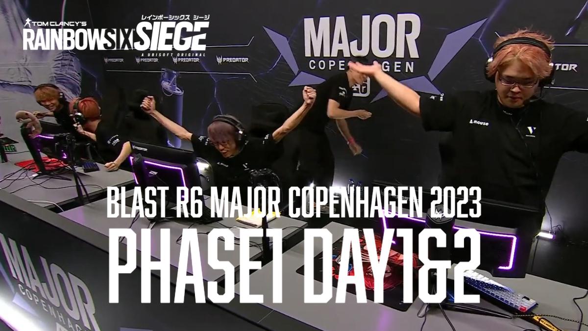 『レインボーシックス シージ』世界大会"BLAST R6 Major Copenhagen 2023" Phase1 DAY1&2結果：日本NORTHEPTIONとVARRELは1勝1敗で奮戦 ...